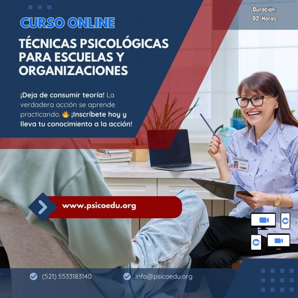 Taller Intensivo de Técnicas Psicológicas para Escuelas y ...